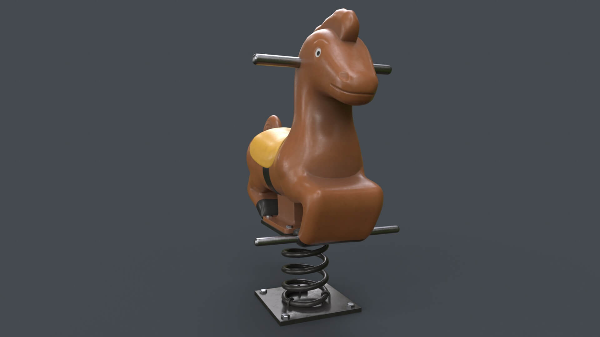 Outdoor Spring Swing Playground Toy C - 3D Model by PBR Cool