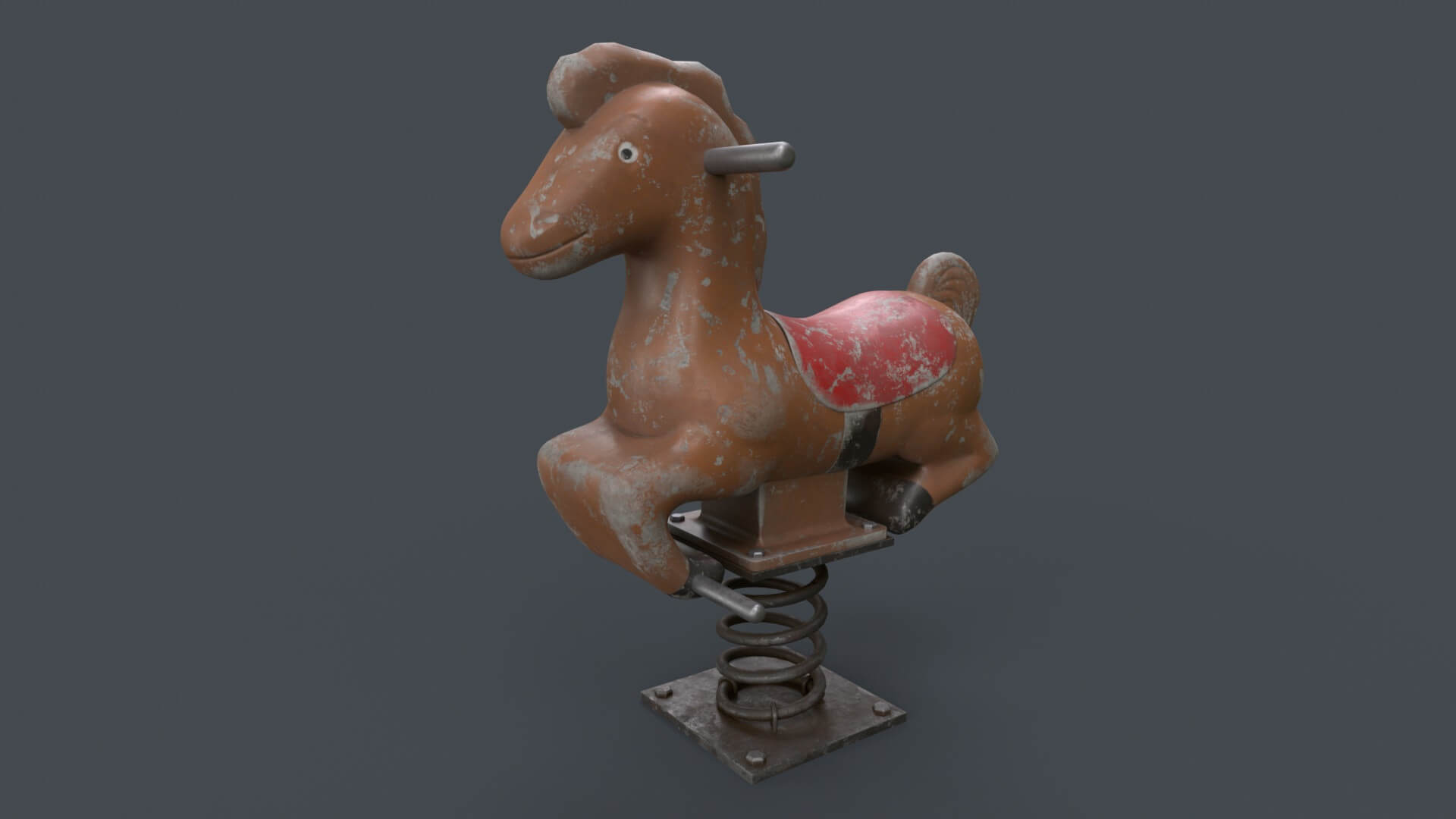 Outdoor Spring Swing Playground Toy C - 3D Model by PBR Cool