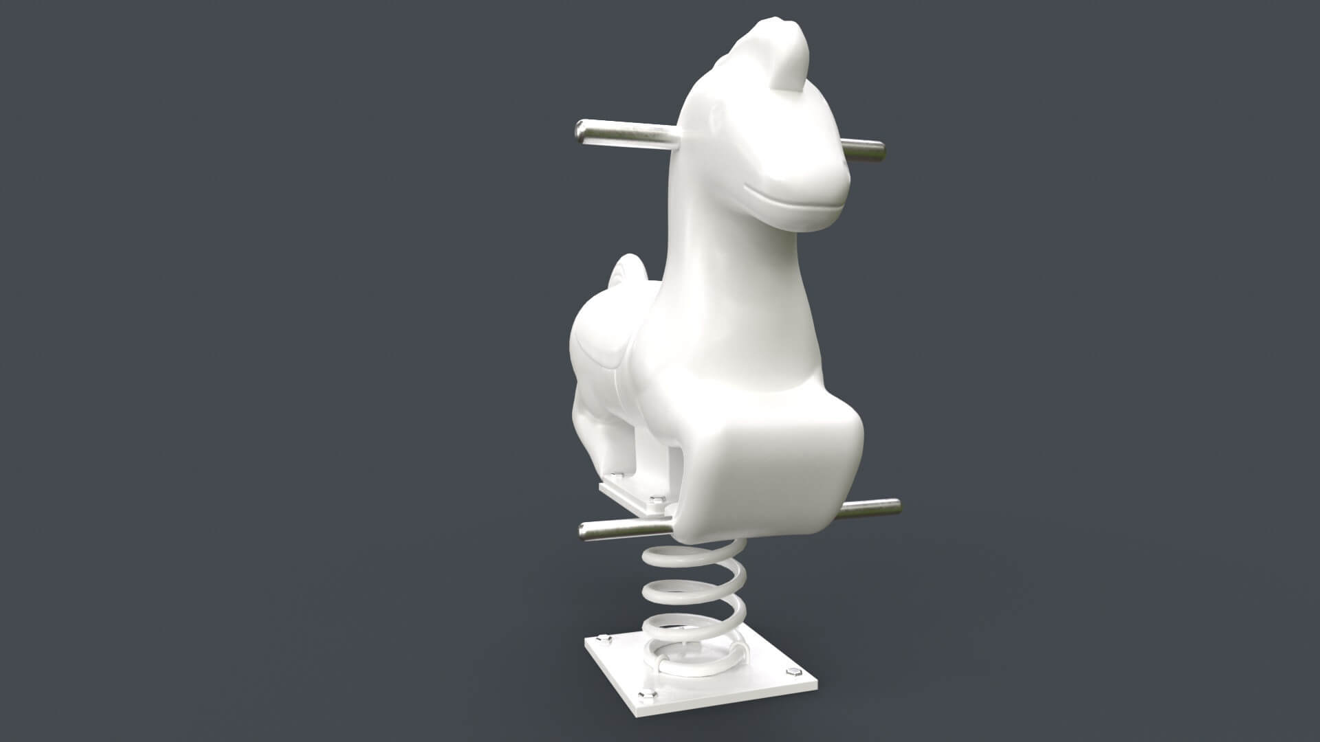 Outdoor Spring Swing Playground Toy C - 3D Model by PBR Cool