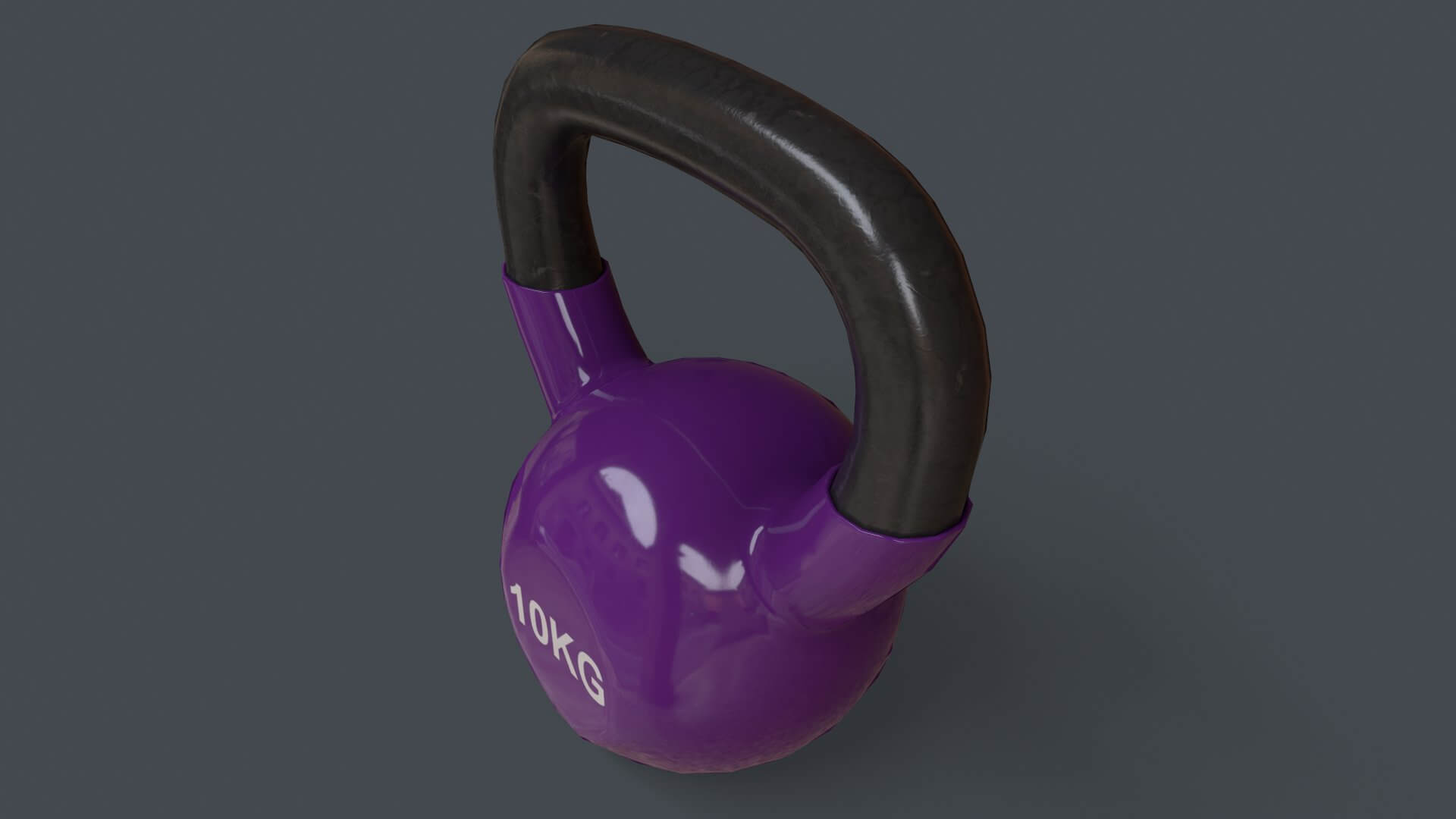 4-16KG Kettlebell V1 - Purple 3D Model by PBR Cool