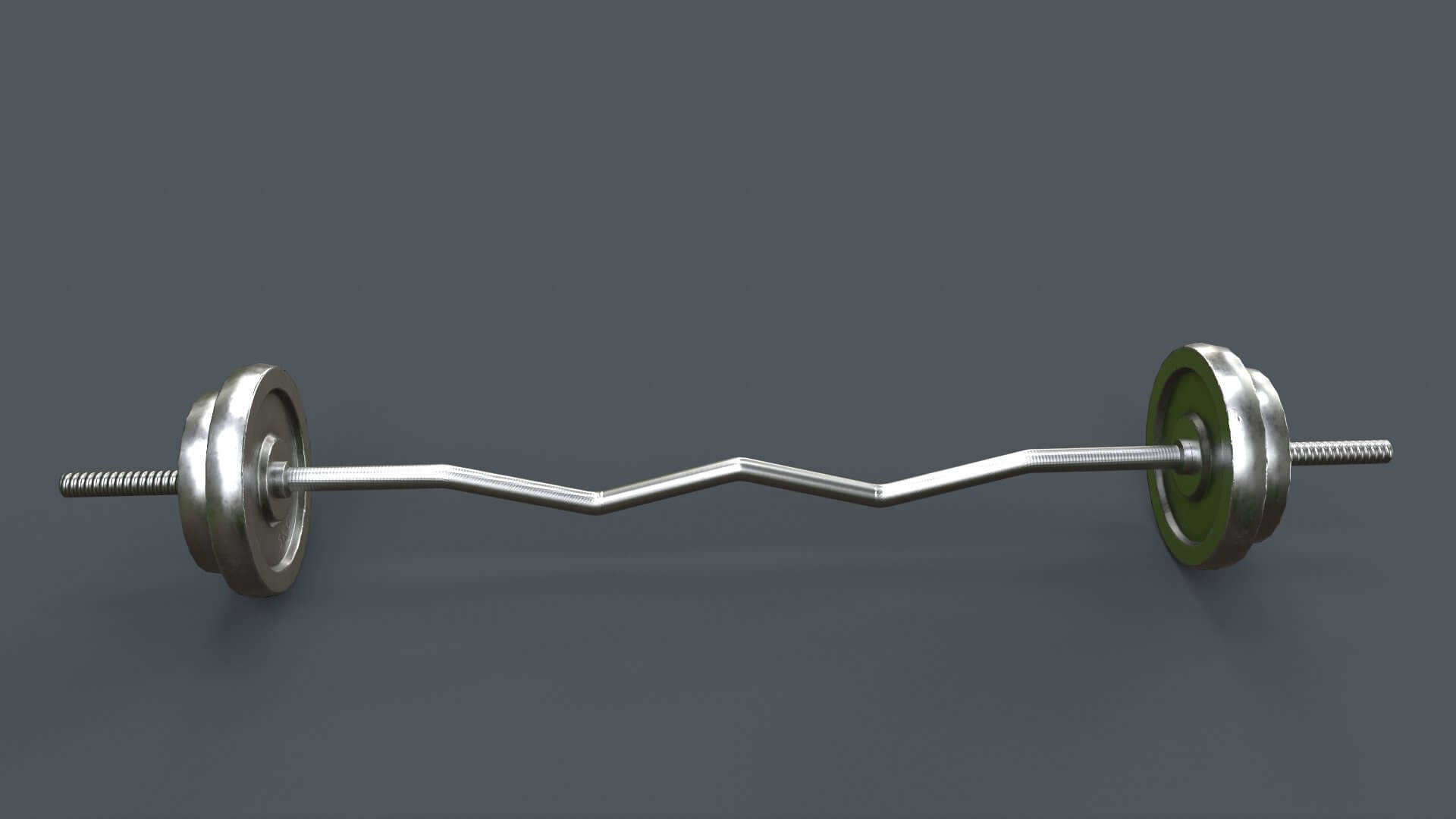 Adjustable Barbell Set A3 - 3D Model by PBR Cool