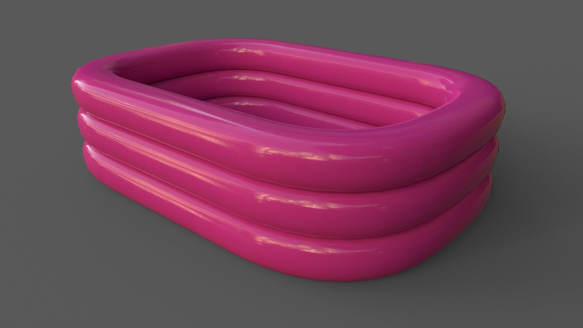 Beach Ball and Inflatable Swimming Pool - 3D Model by PBR Cool