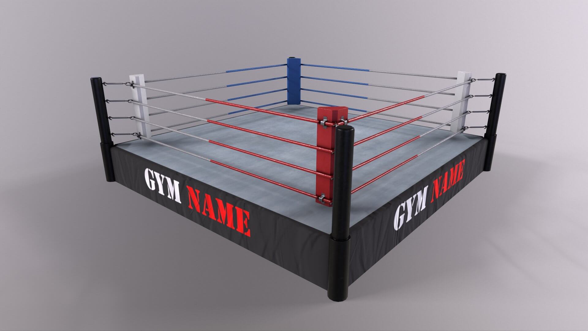 Boxing Ring - Type A 3D Model by PBR Cool