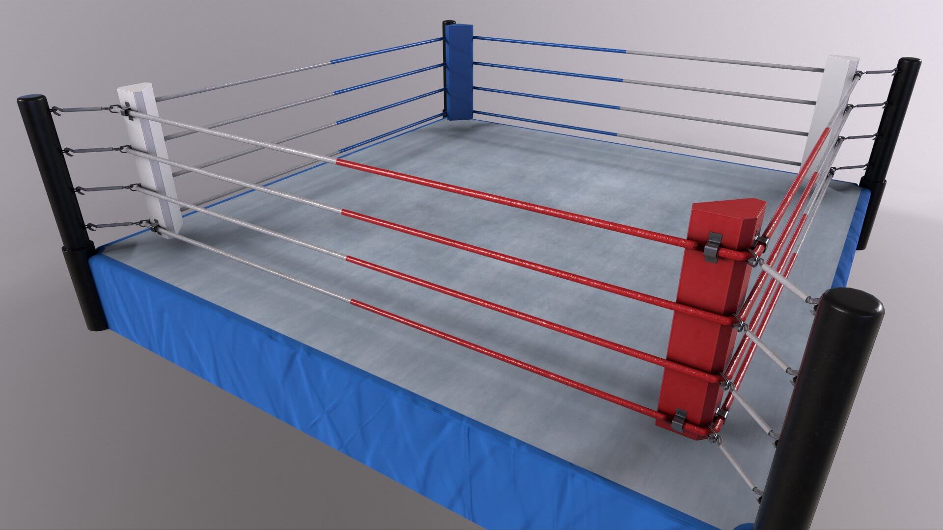 Boxing Ring - Type A 3D Model by PBR Cool