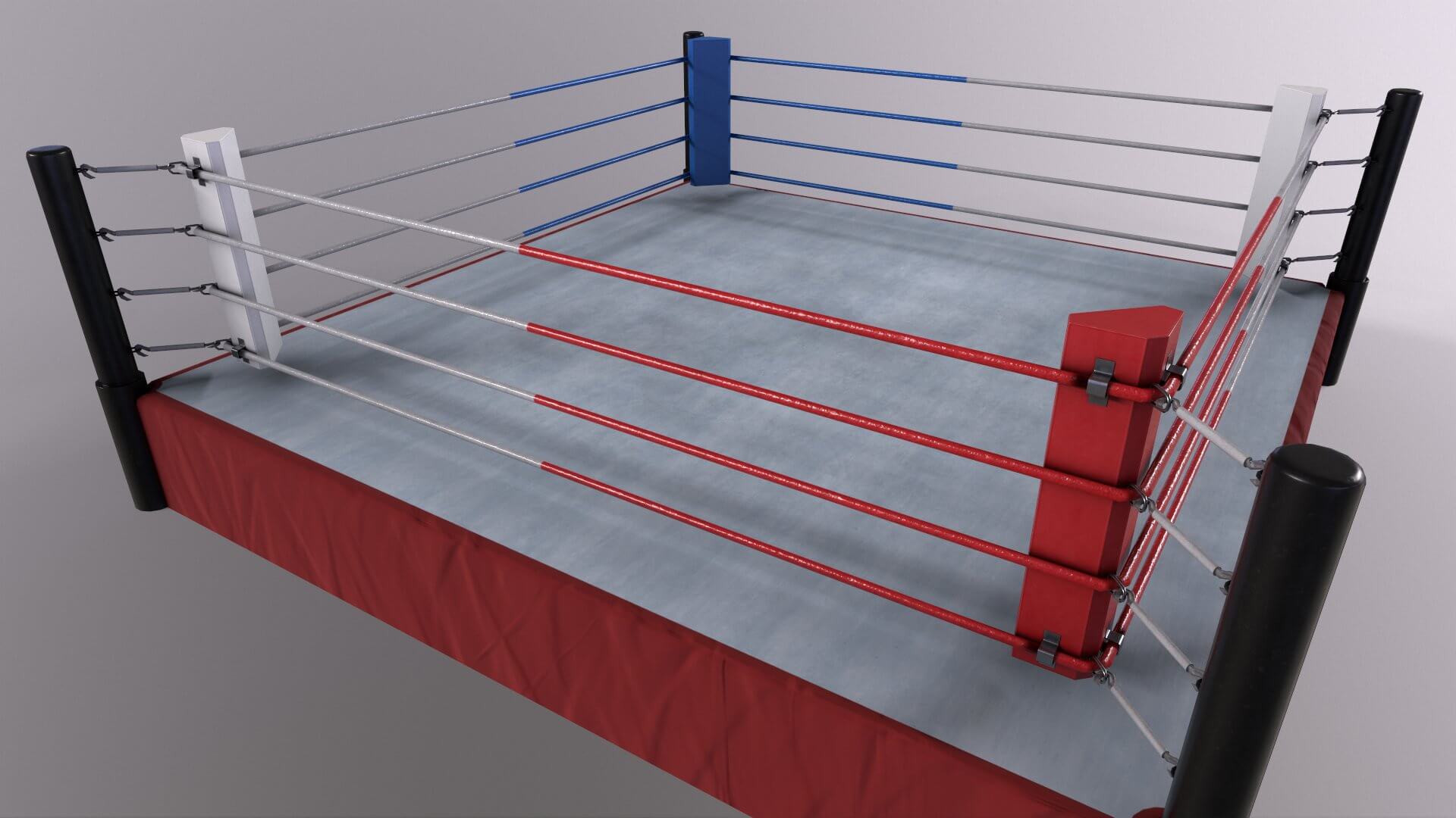 Boxing Ring - Type A 3D Model by PBR Cool