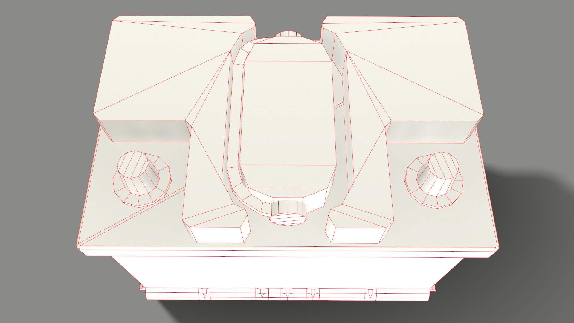 Car Battery - White 3D Model by PBR Cool