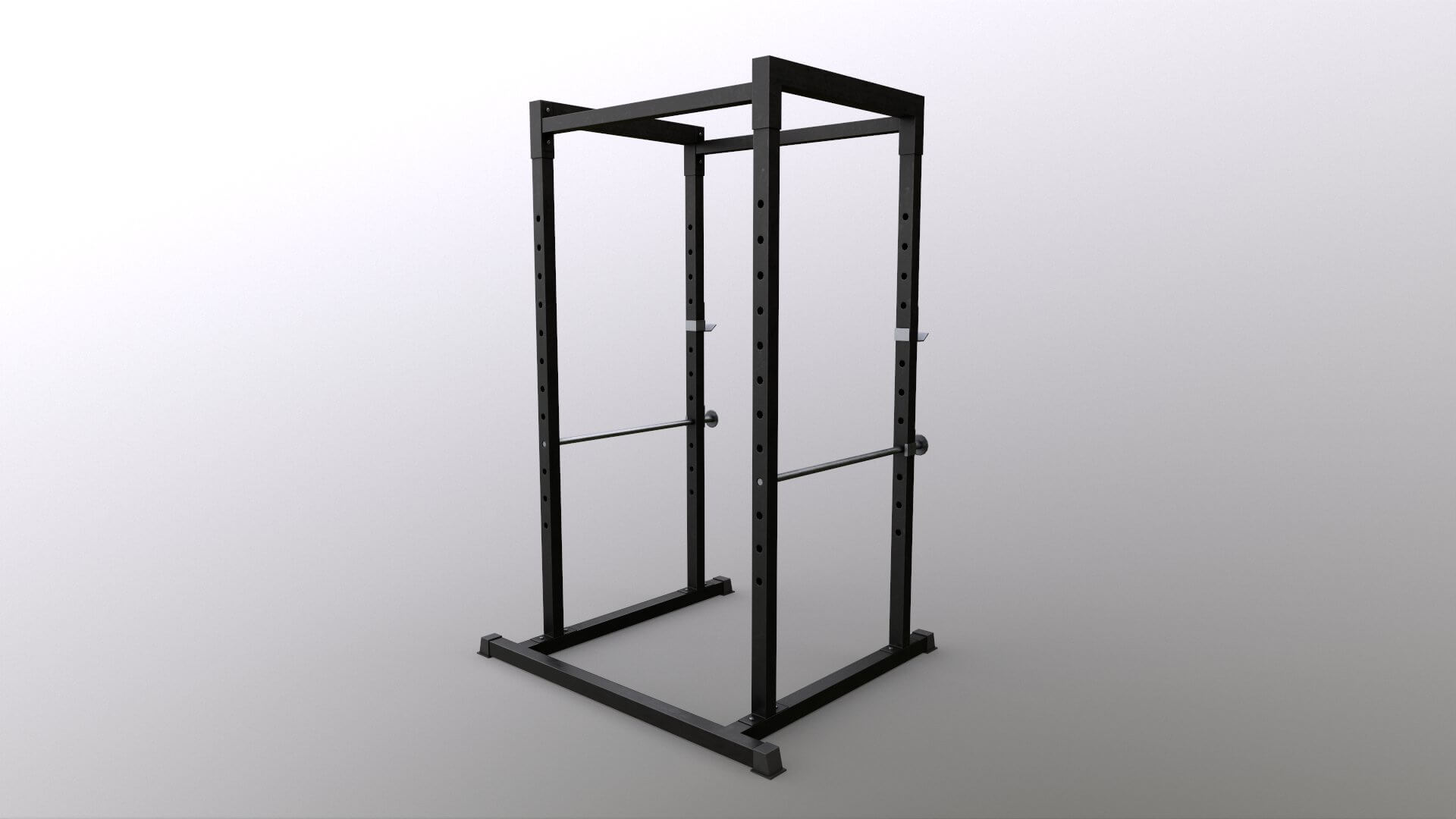Gym Power Cage Multifunction - Type A 3D Model by PBR Cool