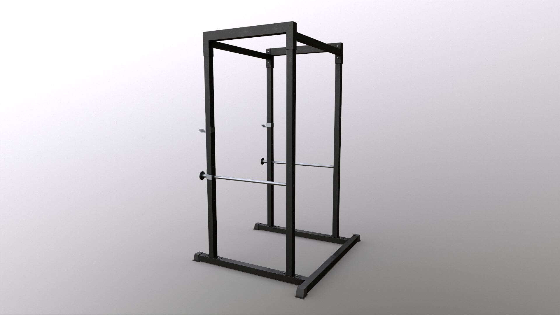 Gym Power Cage Multifunction - Type A 3D Model by PBR Cool
