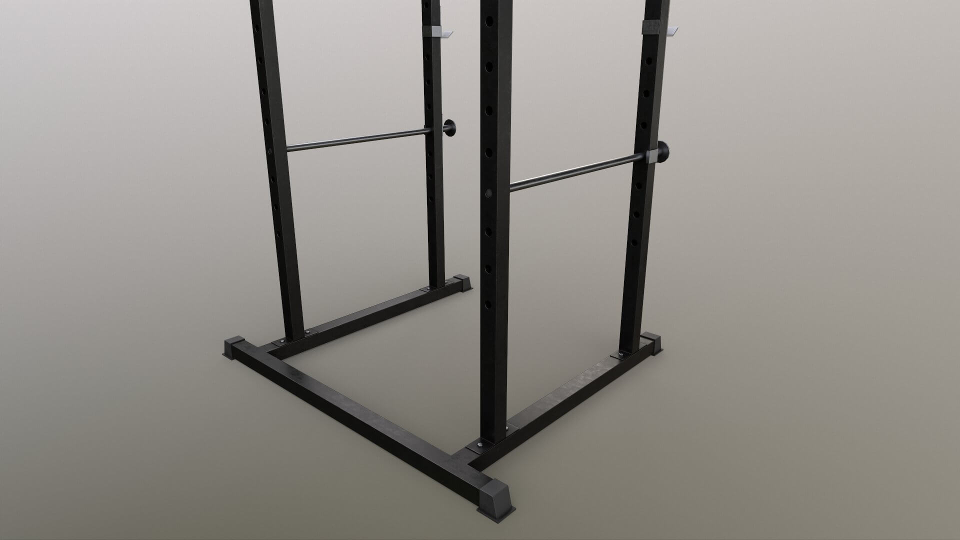 Gym Power Cage Multifunction - Type A 3D Model by PBR Cool