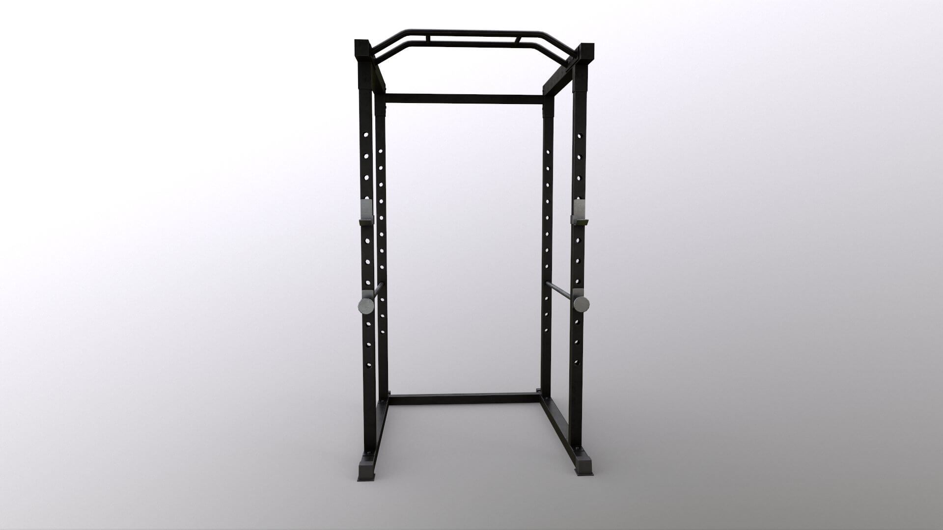 Gym Power Cage Multifunction - Type B 3D Model by PBR Cool