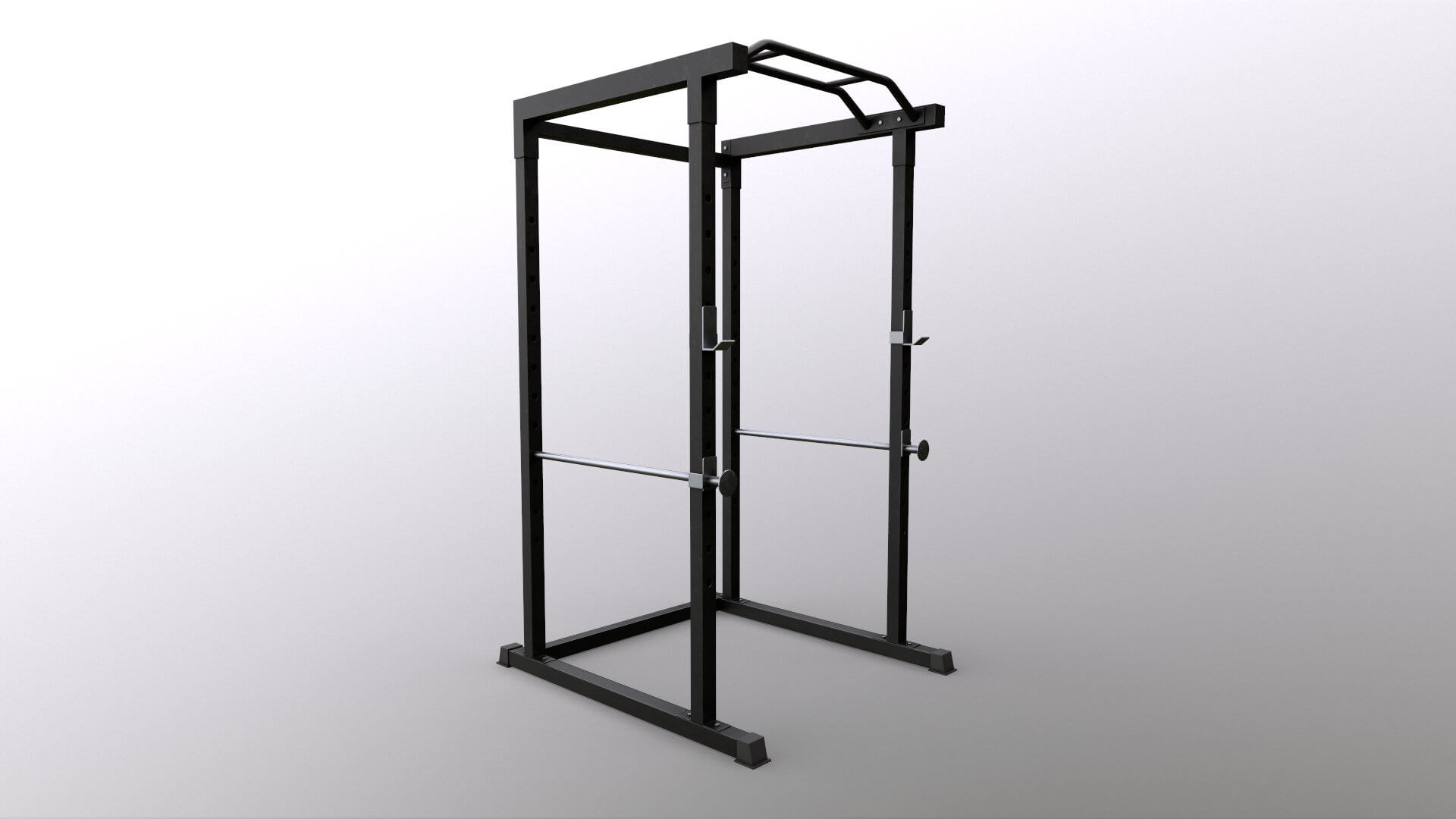 Gym Power Cage Multifunction - Type B 3D Model by PBR Cool