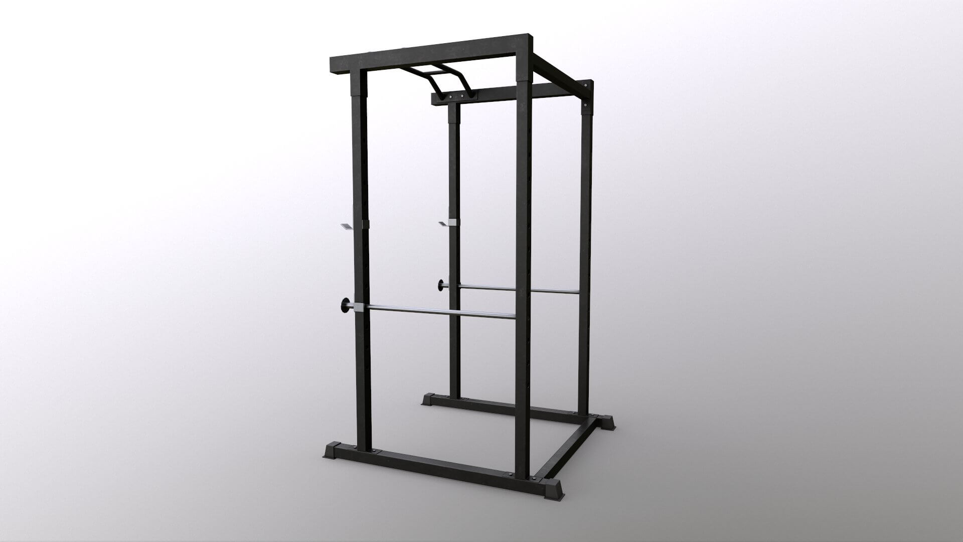 Gym Power Cage Multifunction - Type B 3D Model by PBR Cool