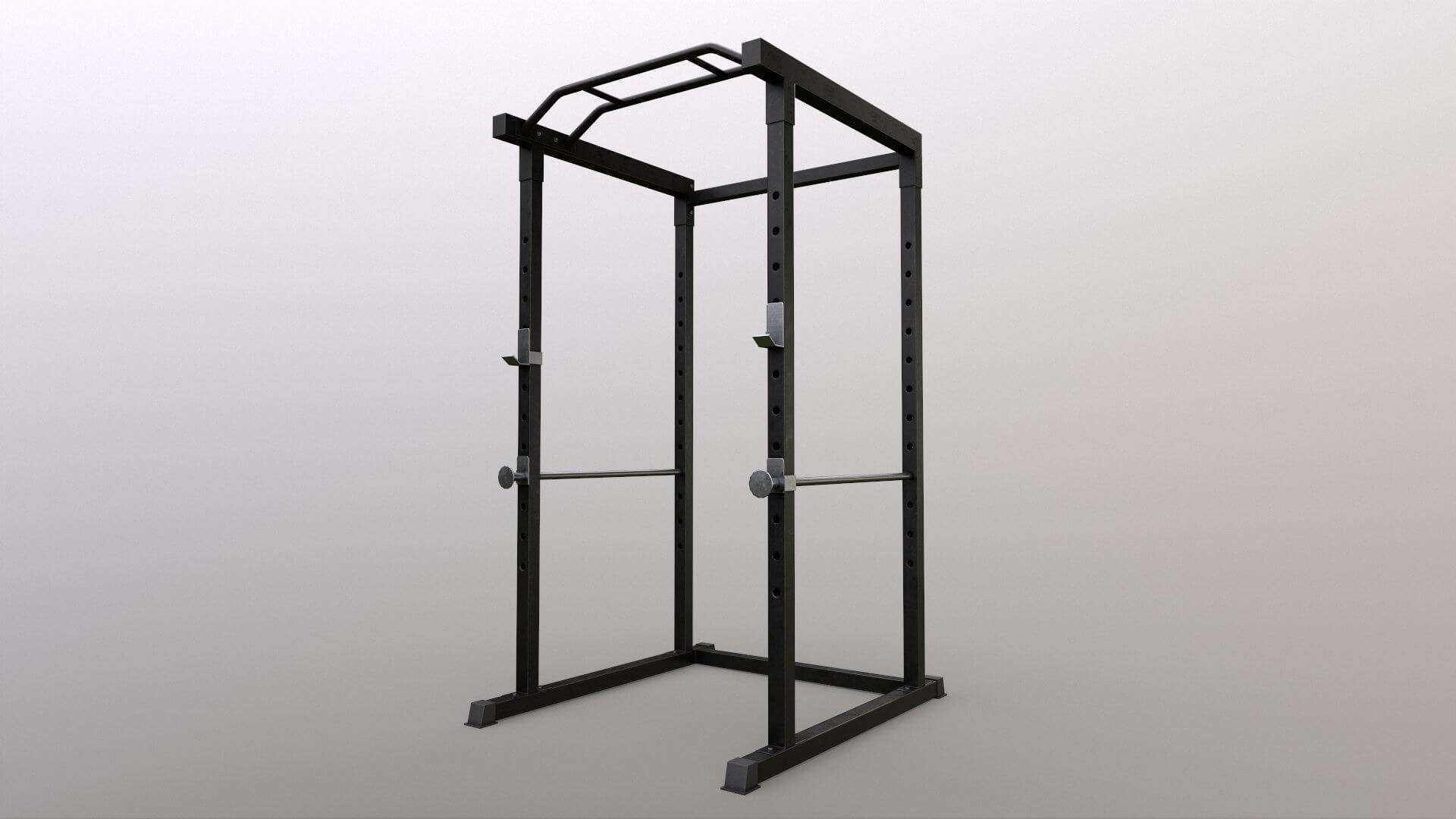 Gym Power Cage Multifunction - Type B 3D Model by PBR Cool