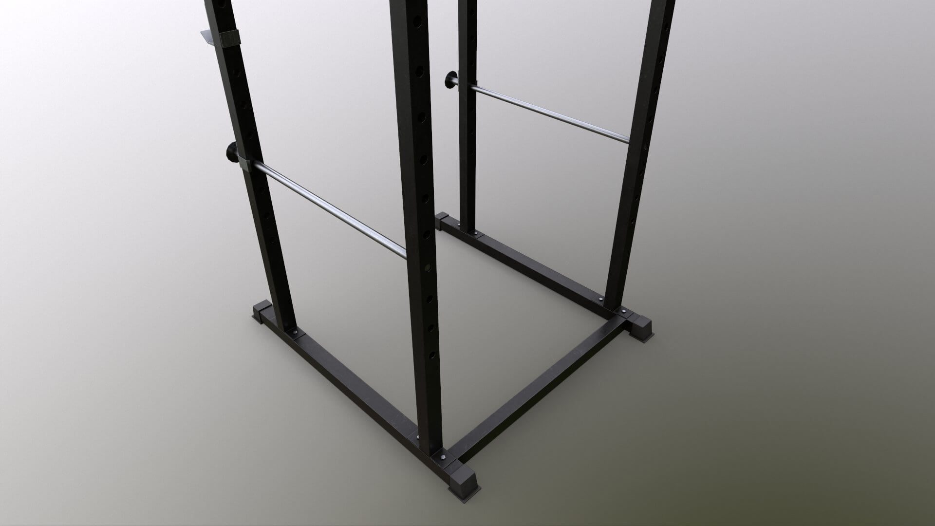 Gym Power Cage Multifunction - Type B 3D Model by PBR Cool