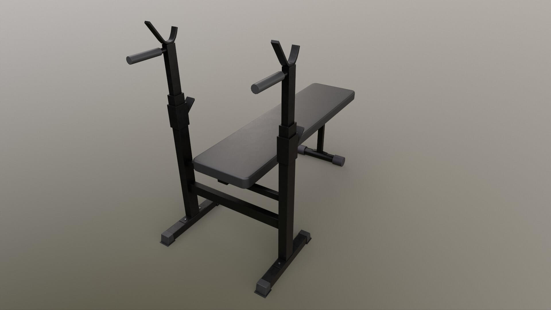 Incline Decline Chest Bench Press - 3D Model by PBR Cool