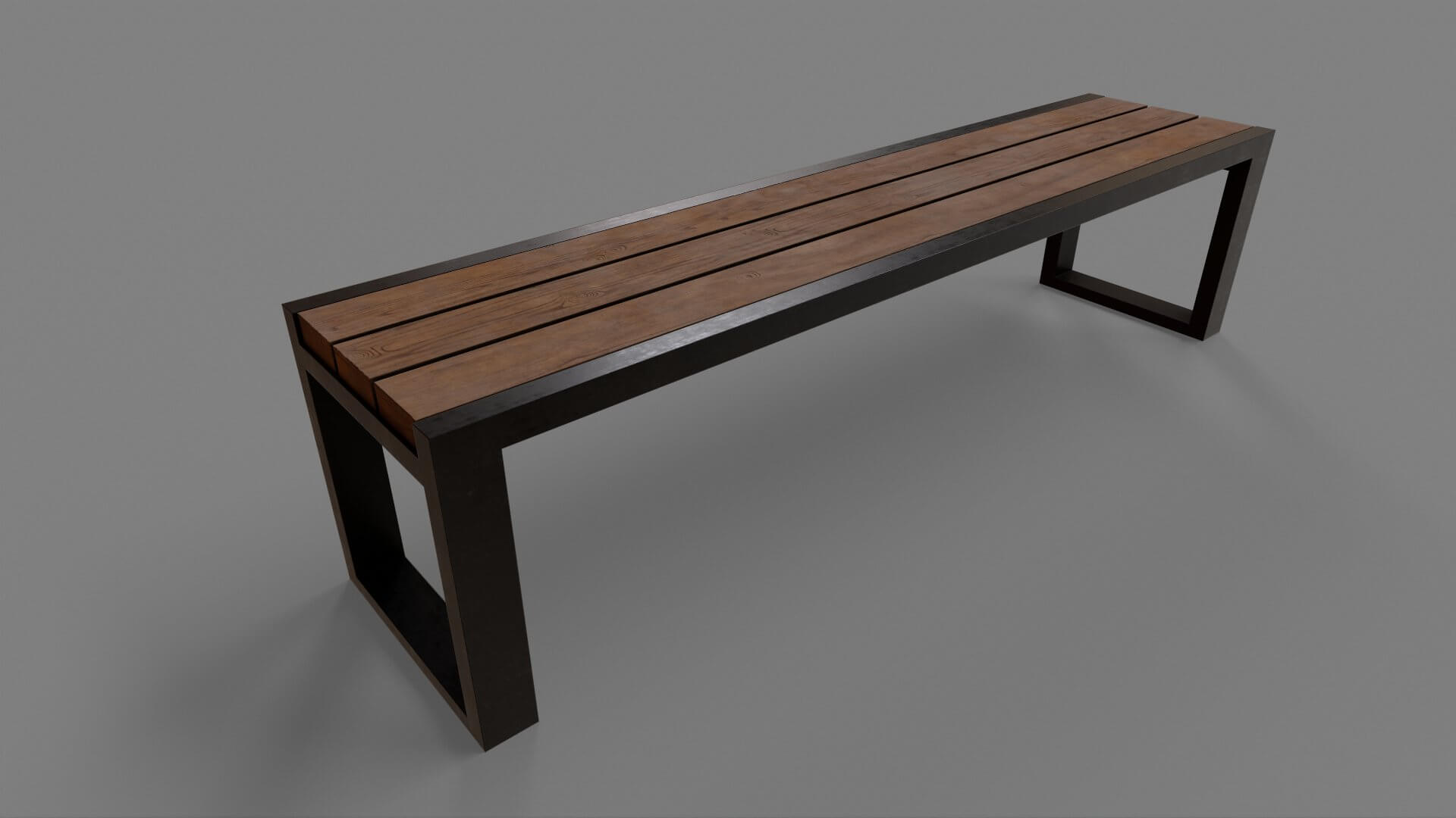 Locker Room Seat Bench 01 - 3D Model by PBR Cool
