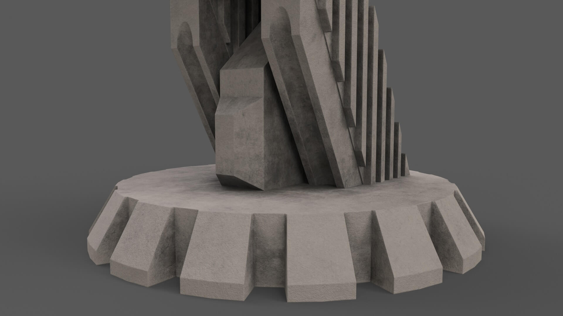 Modern Monument and Memorial B - 3D Model by PBR Cool