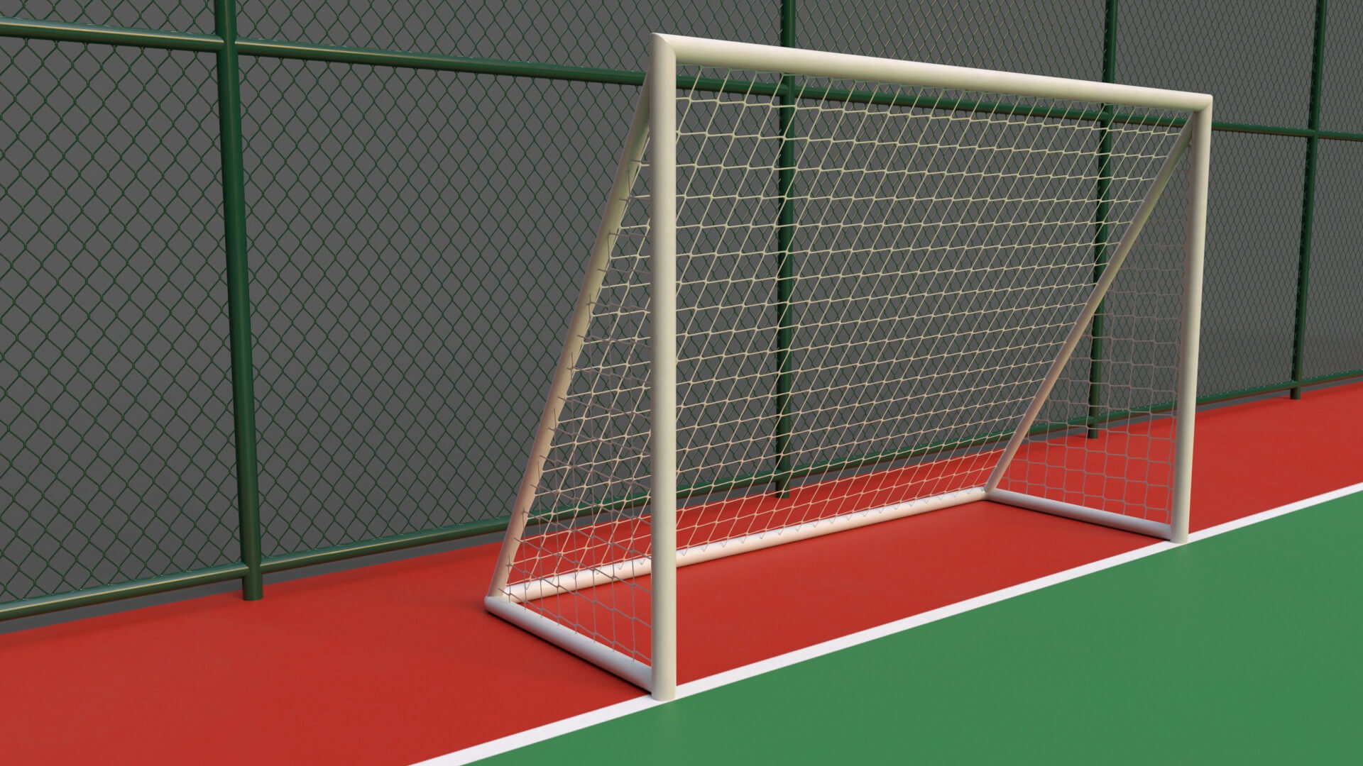 Modular Outdoor Soccer and Football Court - 3D Model by PBR Cool