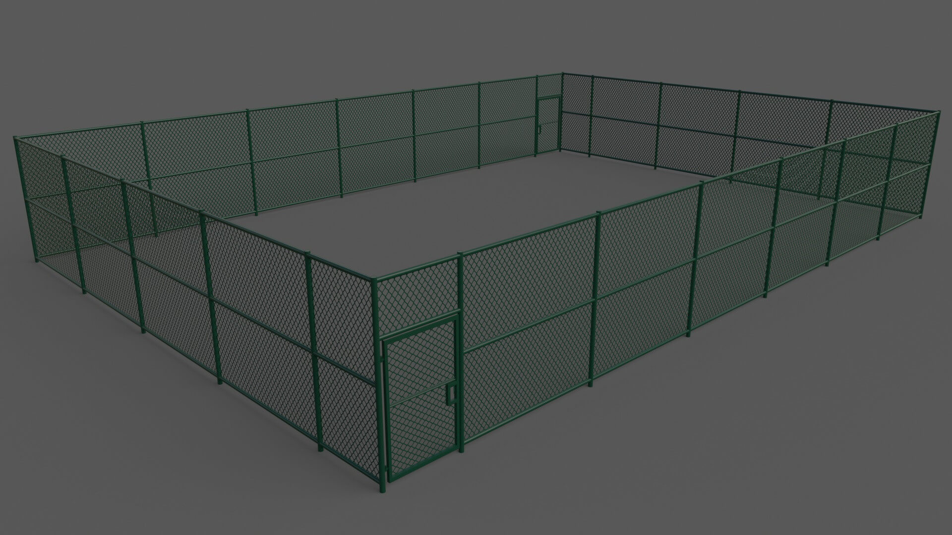 Modular Outdoor Soccer and Football Field - 3D Model by PBR Cool