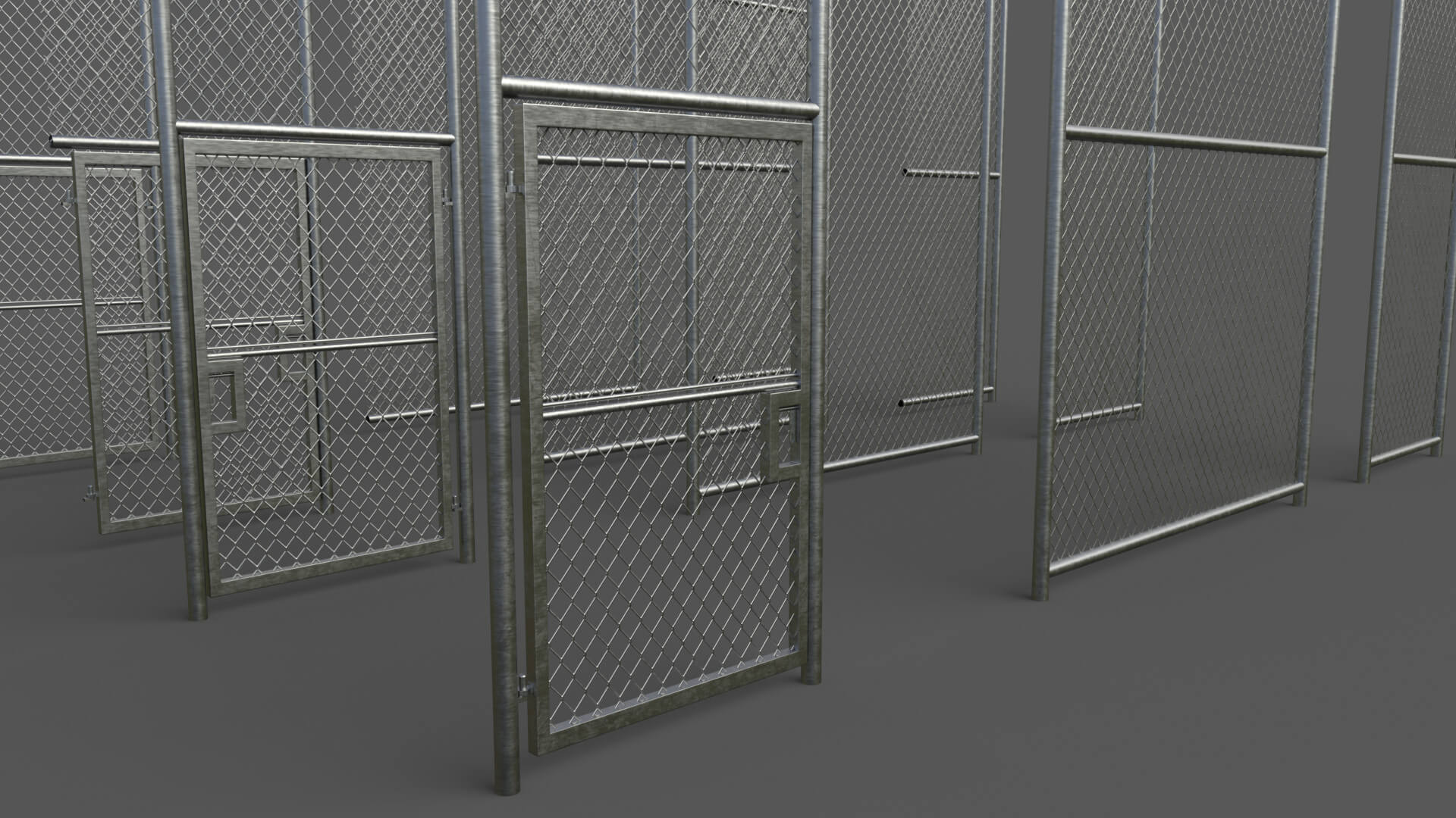 Modular Outdoor Tennis Court - 3D Model by PBR Cool