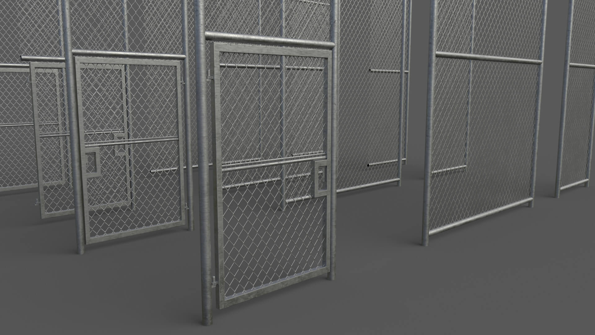 Modular Outdoor Tennis Court - 3D Model by PBR Cool