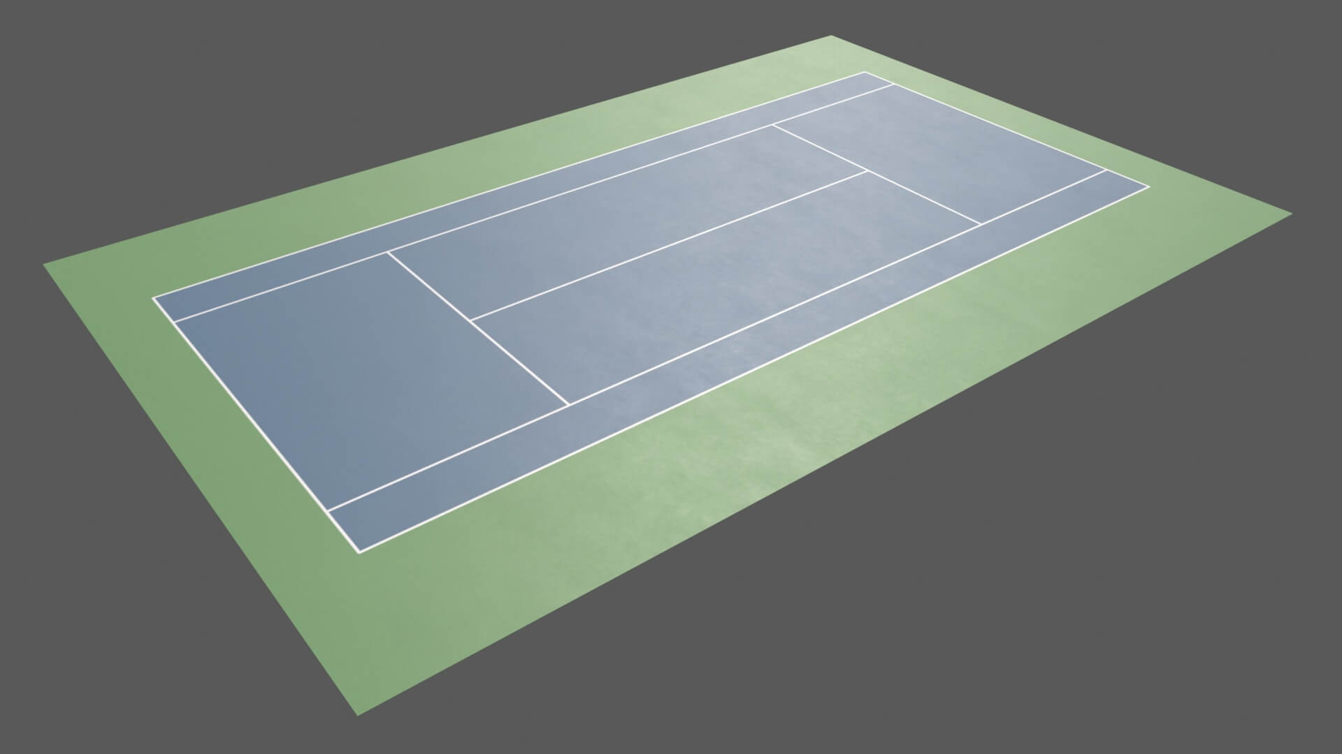 Multi Sports Game Court Floor - 3D Model by PBR Cool