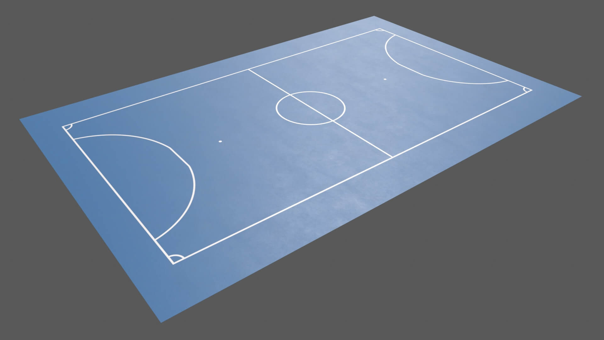 Multi Sports Game Court Floor - 3D Model by PBR Cool