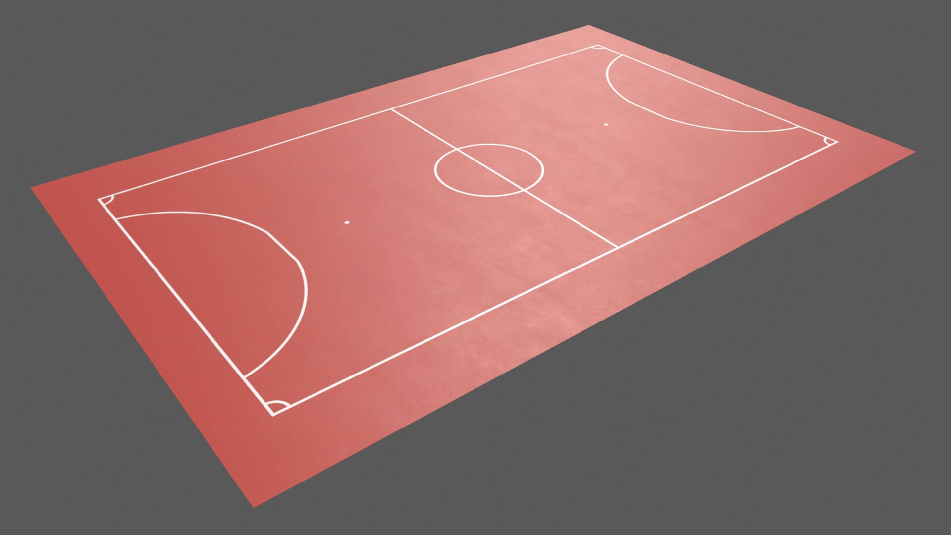 Multi Sports Game Court Floor - 3D Model by PBR Cool