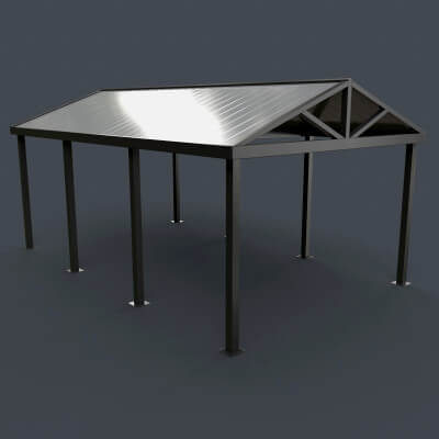 Outdoor Patio Carports Canopy A - 3D Model by PBR Cool