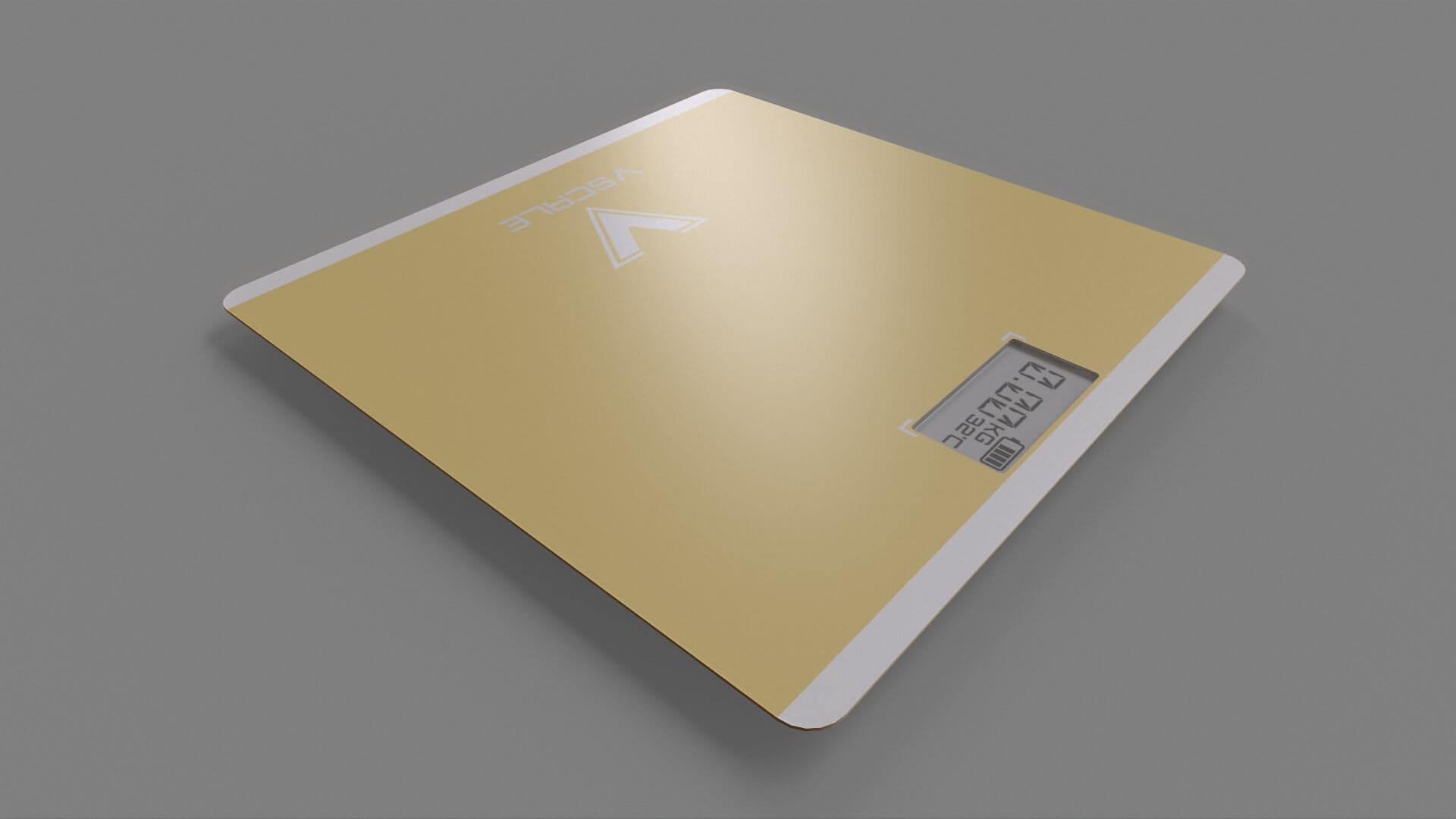 Personal Digital Body Weight Scale - 3D Model by PBR Cool