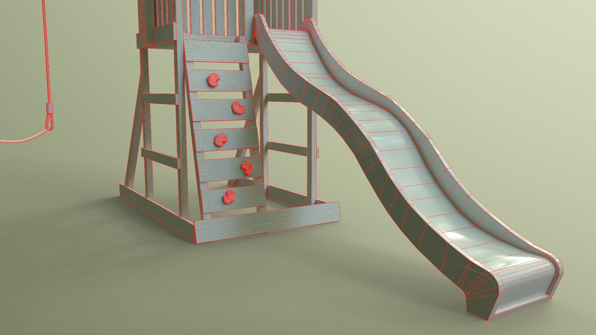 Playground Jungle Gym 01 - 3D Model by PBR Cool