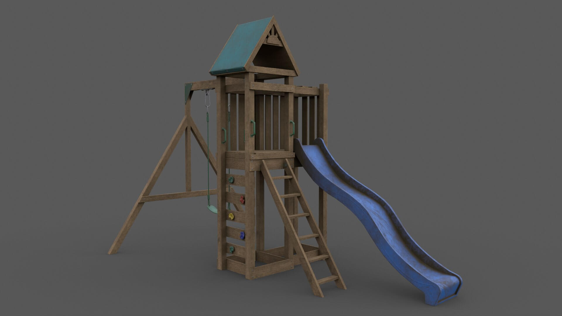 Playground Jungle Gym 02 - 3D Model by PBR Cool
