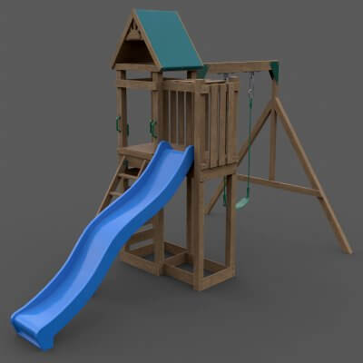 Playground Jungle Gym 02 - 3D Model by PBR Cool