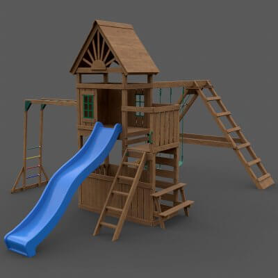 Playground Jungle Gym 10 - 3D Model by PBR Cool