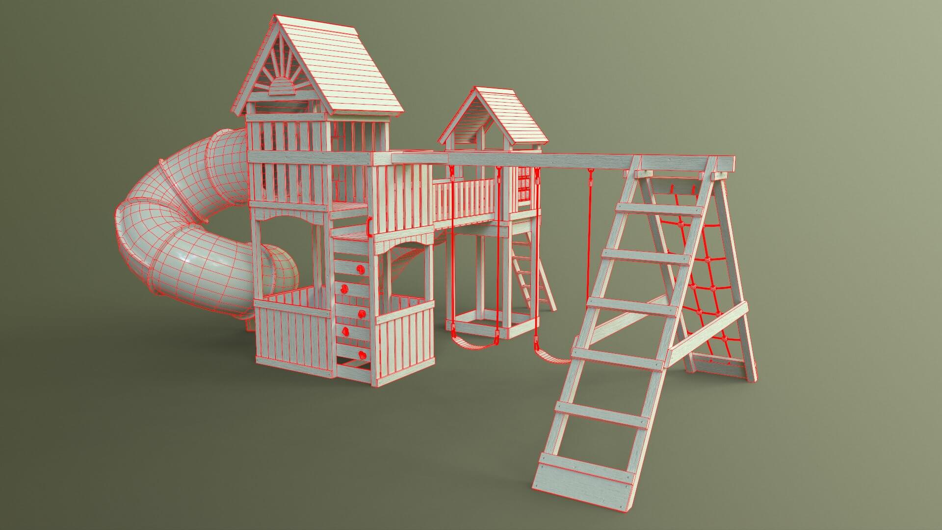 Playground Jungle Gym 13 - 3D Model by PBR Cool