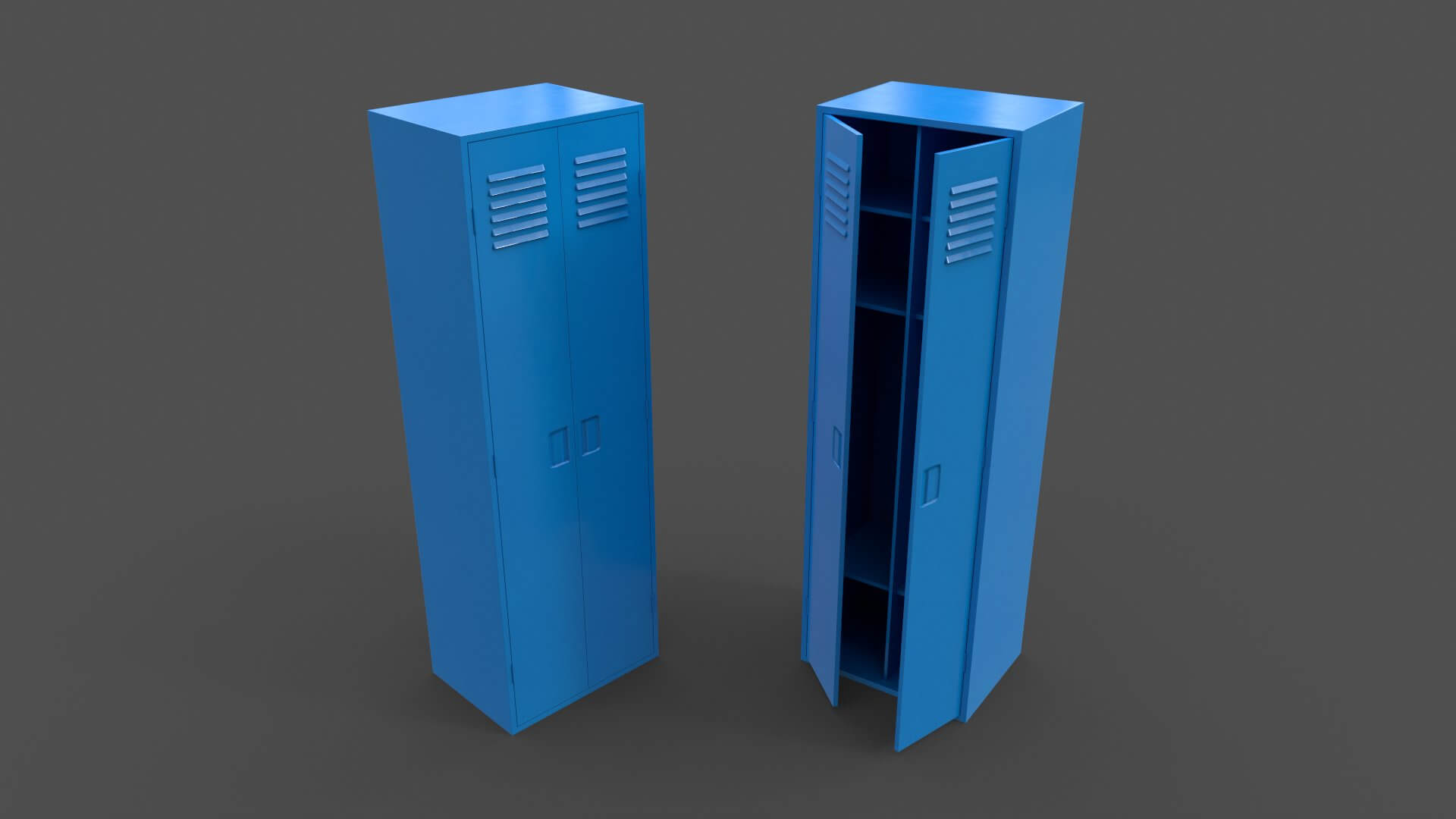 School Gym Locker 1-10 - Mega Pack by PBR Cool