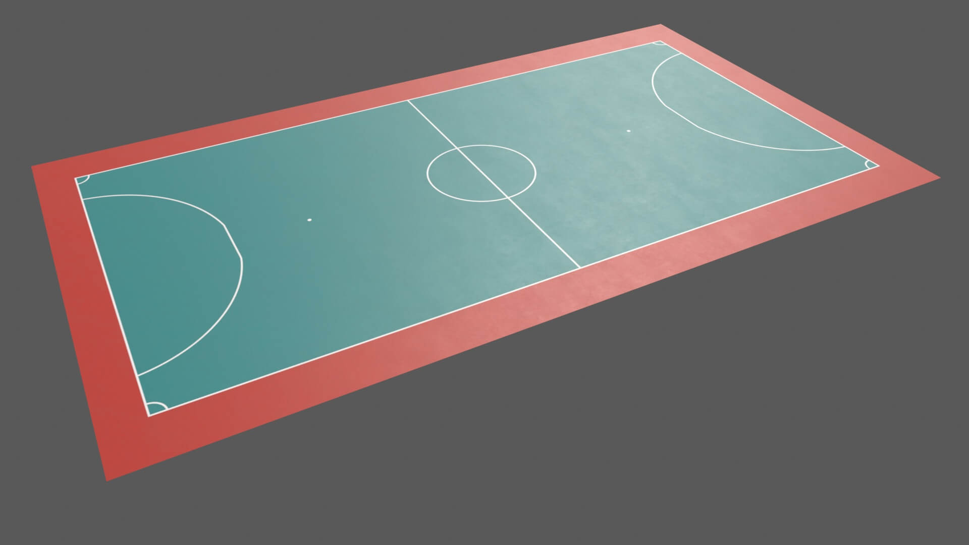 Soccer and Football Court Floor - 3D Model by PBR Cool
