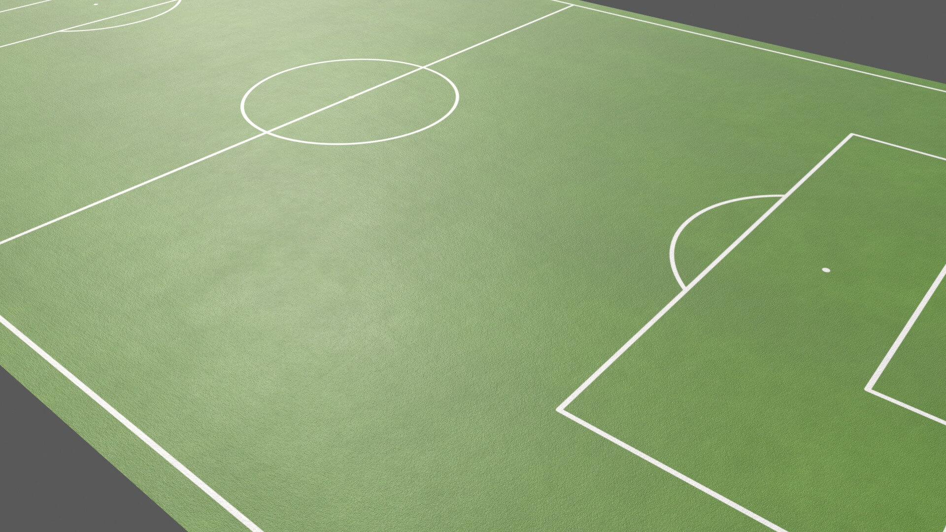 Soccer and Football Pitch - 3D Model by PBR Cool
