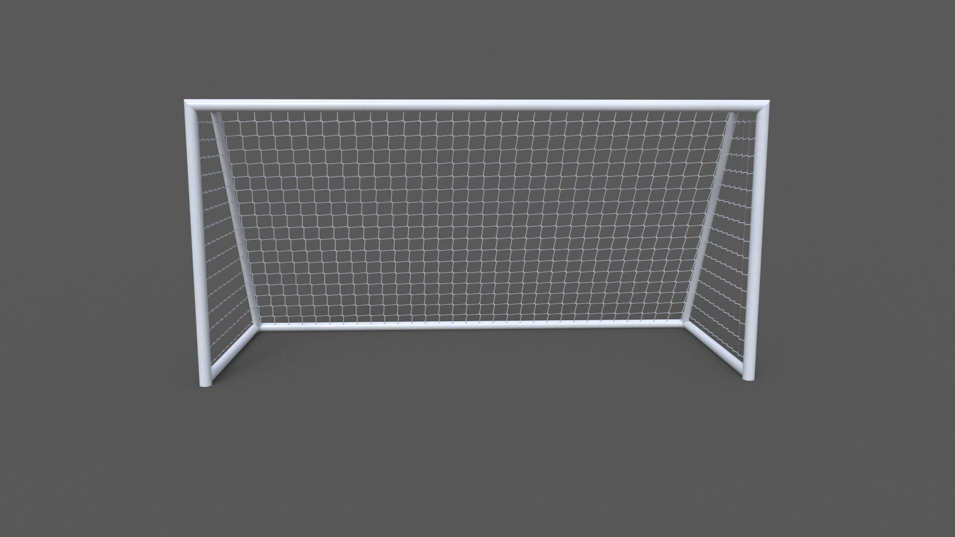Soccer Football Goal Post A-J 3D Model by PBR Cool