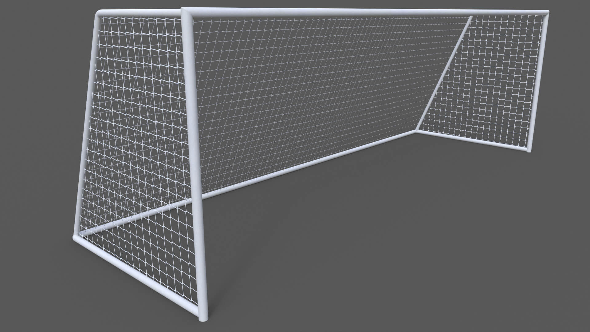 Soccer Football Goal Post A-J 3D Model by PBR Cool