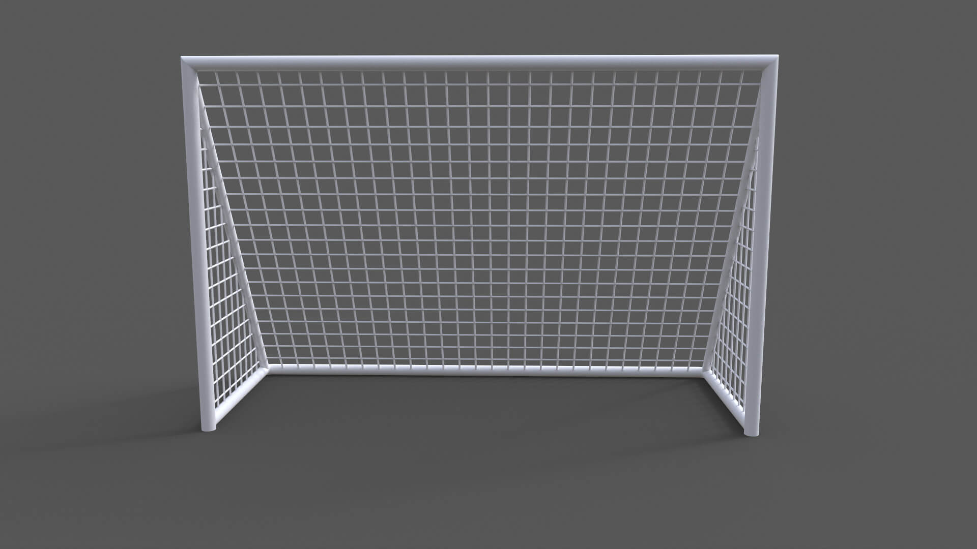 Soccer Football Goal Post A-J 3D Model by PBR Cool