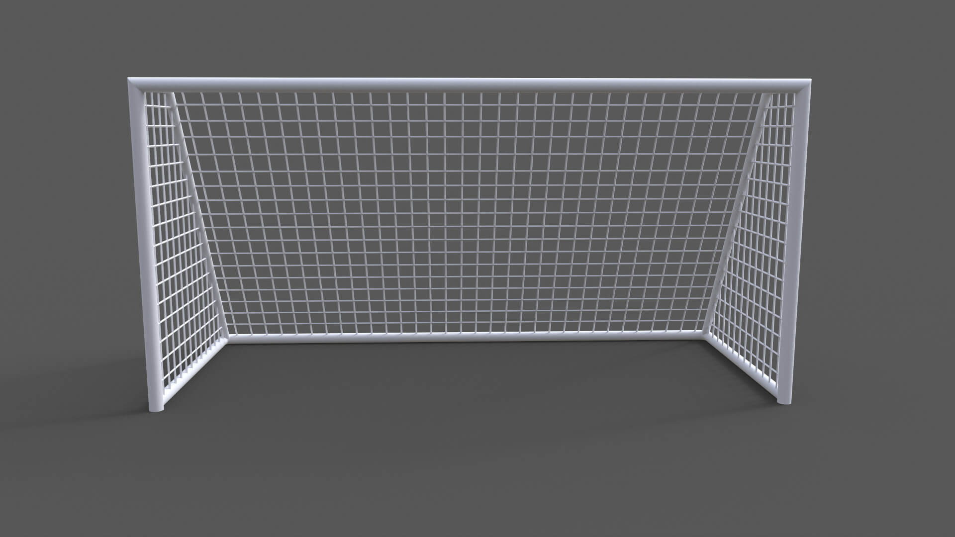 Soccer Football Goal Post A-J 3D Model by PBR Cool