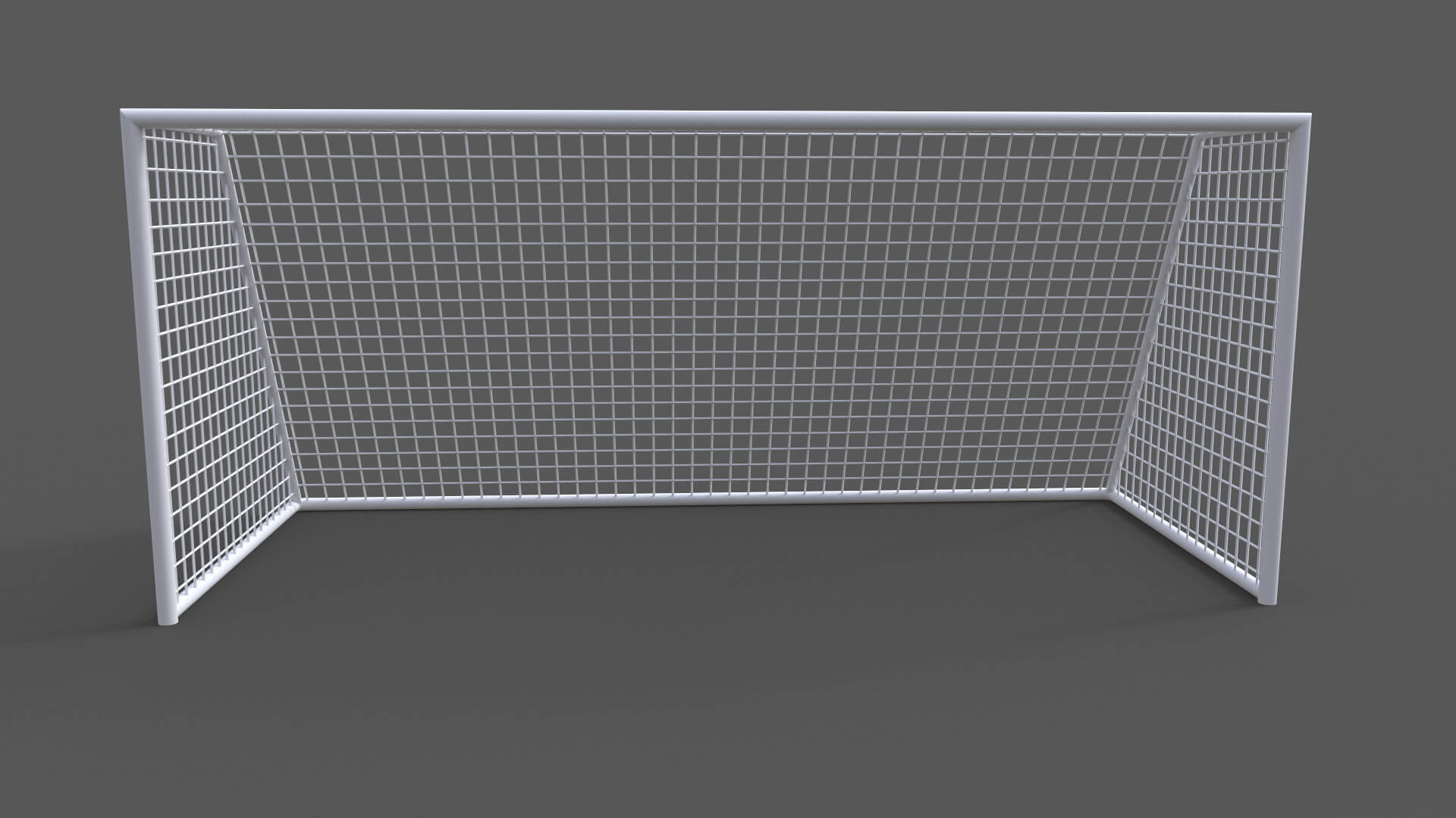 Soccer Football Goal Post A-J 3D Model by PBR Cool