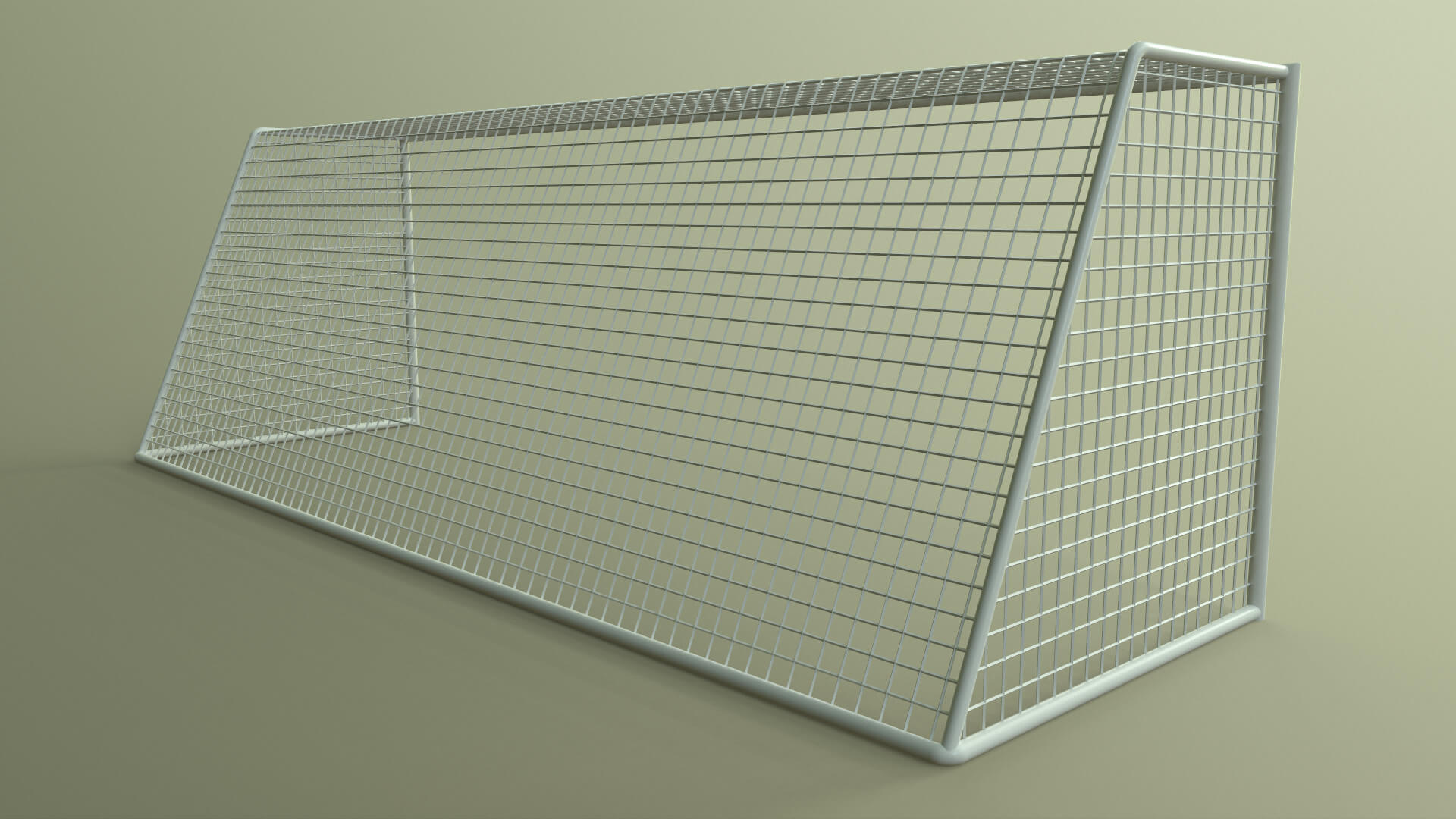 Soccer Football Goal Post A-J 3D Model by PBR Cool