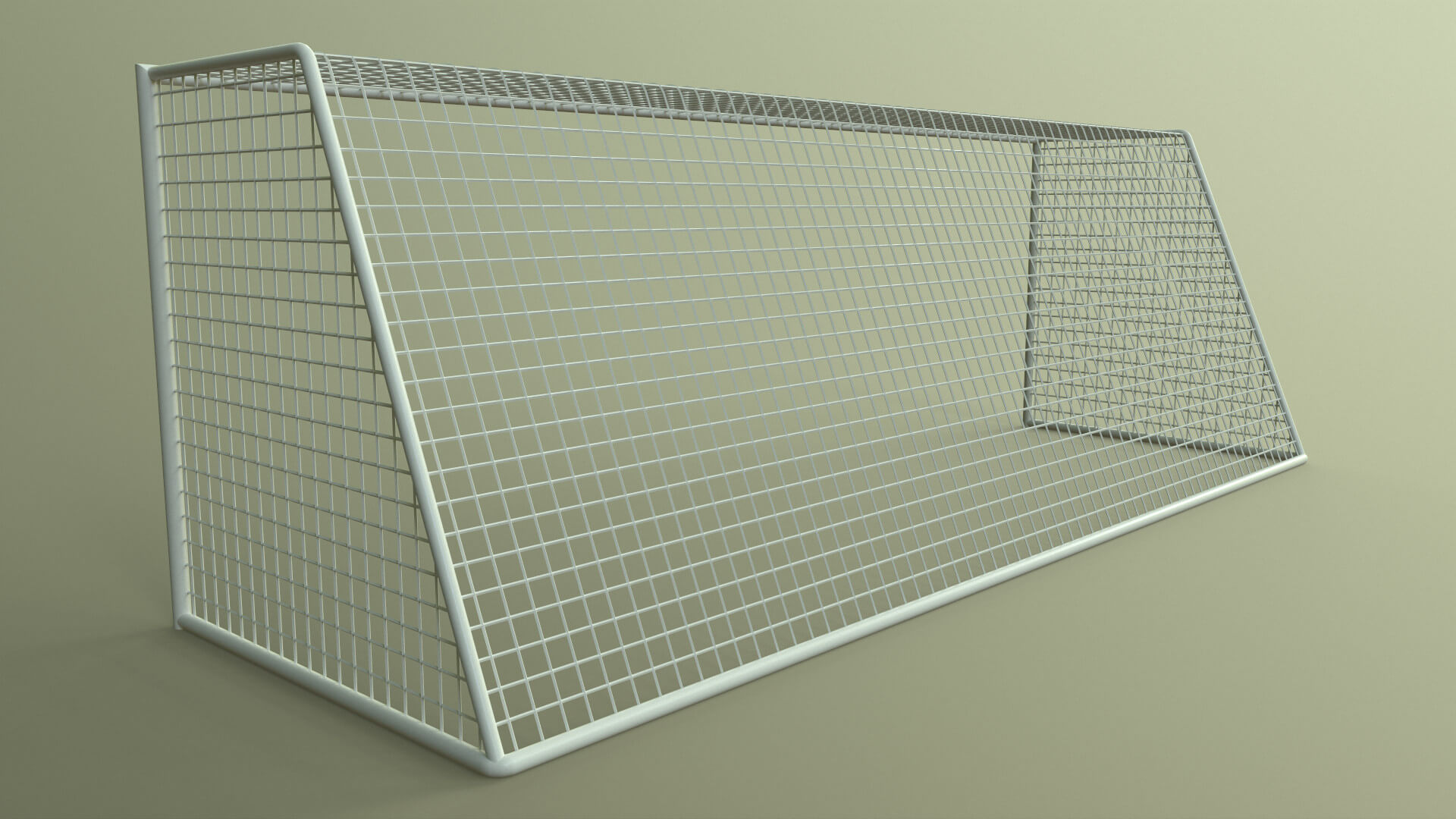 Soccer Football Goal Post A-J 3D Model by PBR Cool