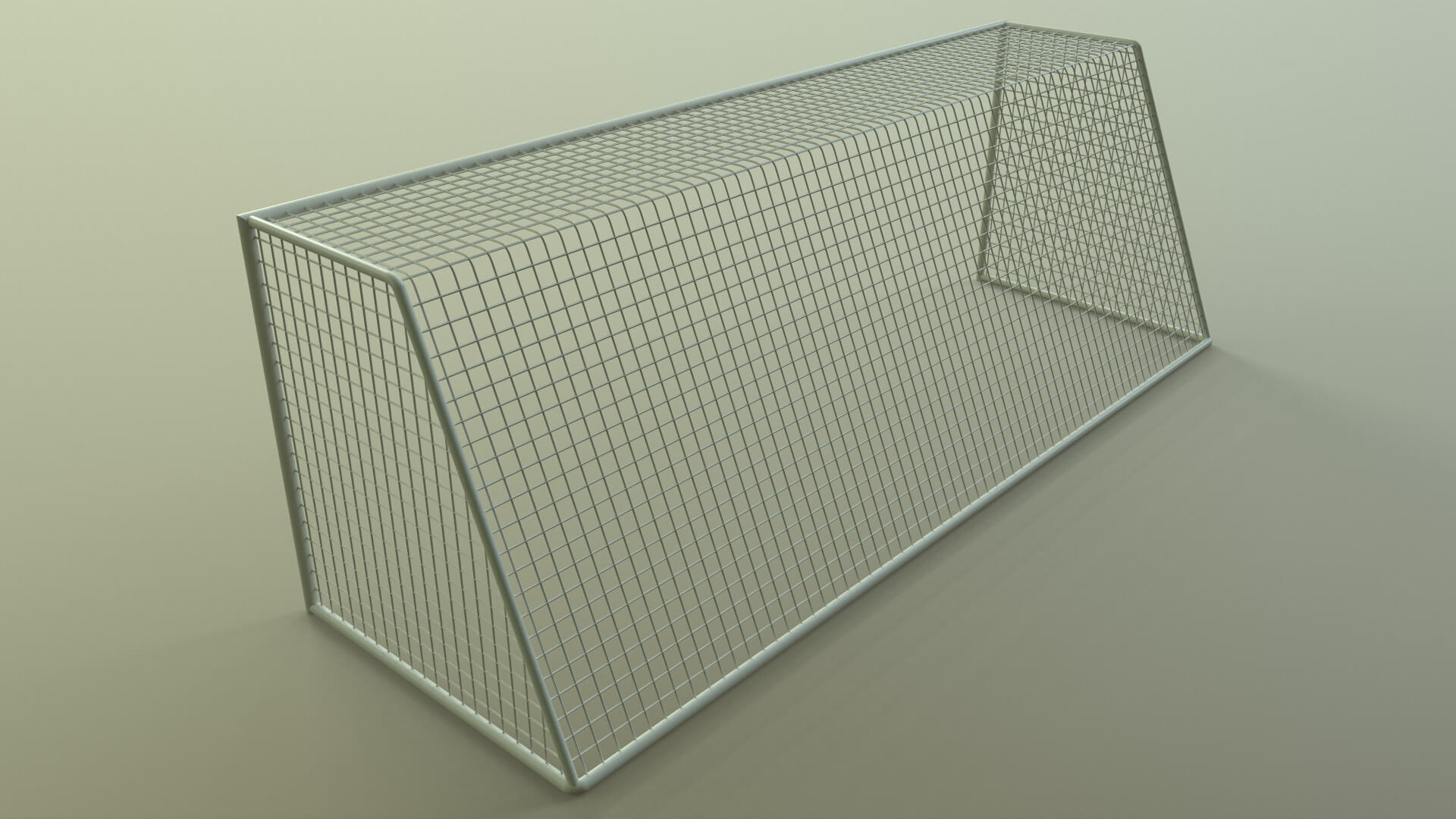 Soccer Football Goal Post A-J 3D Model by PBR Cool