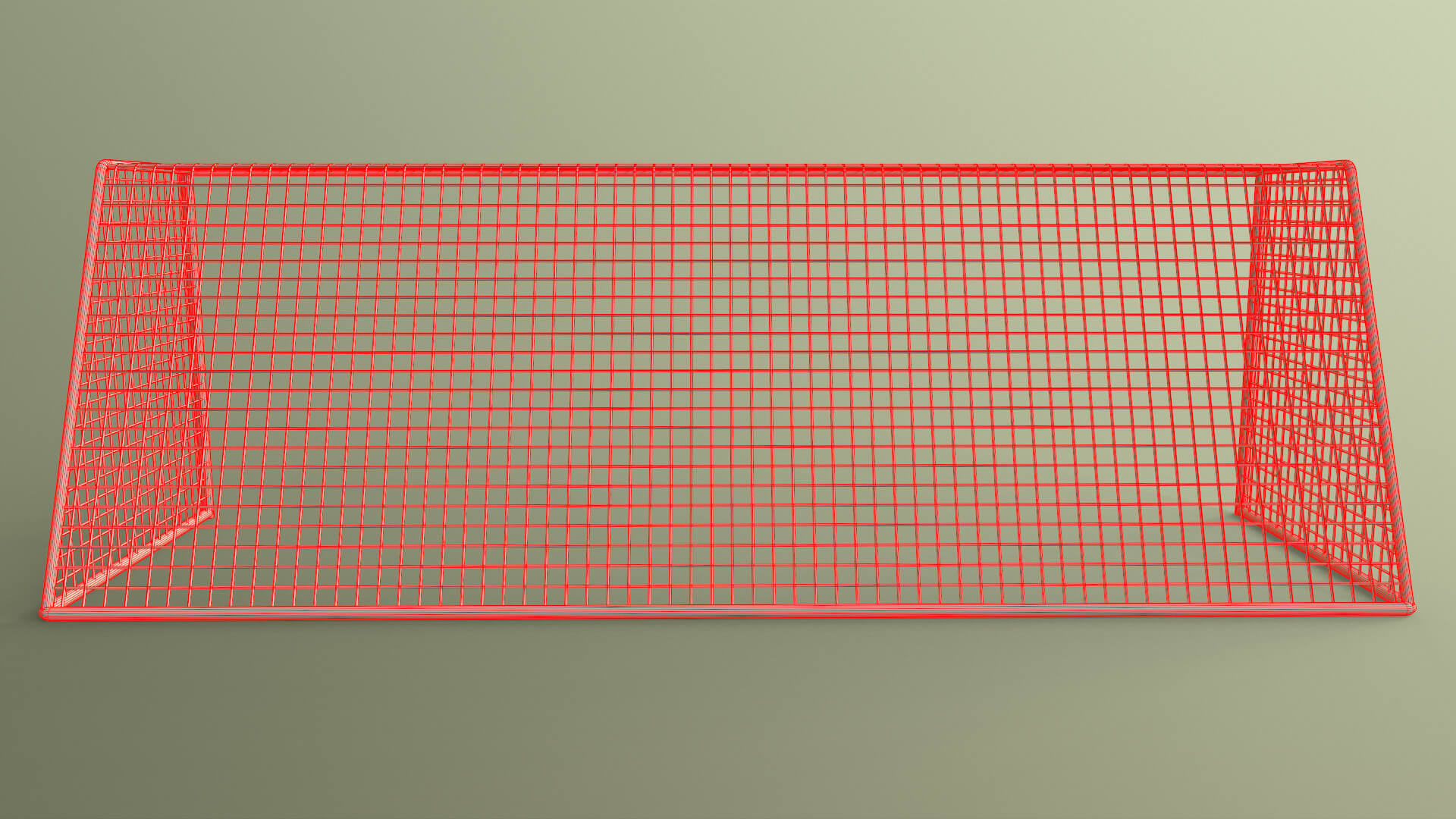 Soccer Football Goal Post A-J 3D Model by PBR Cool
