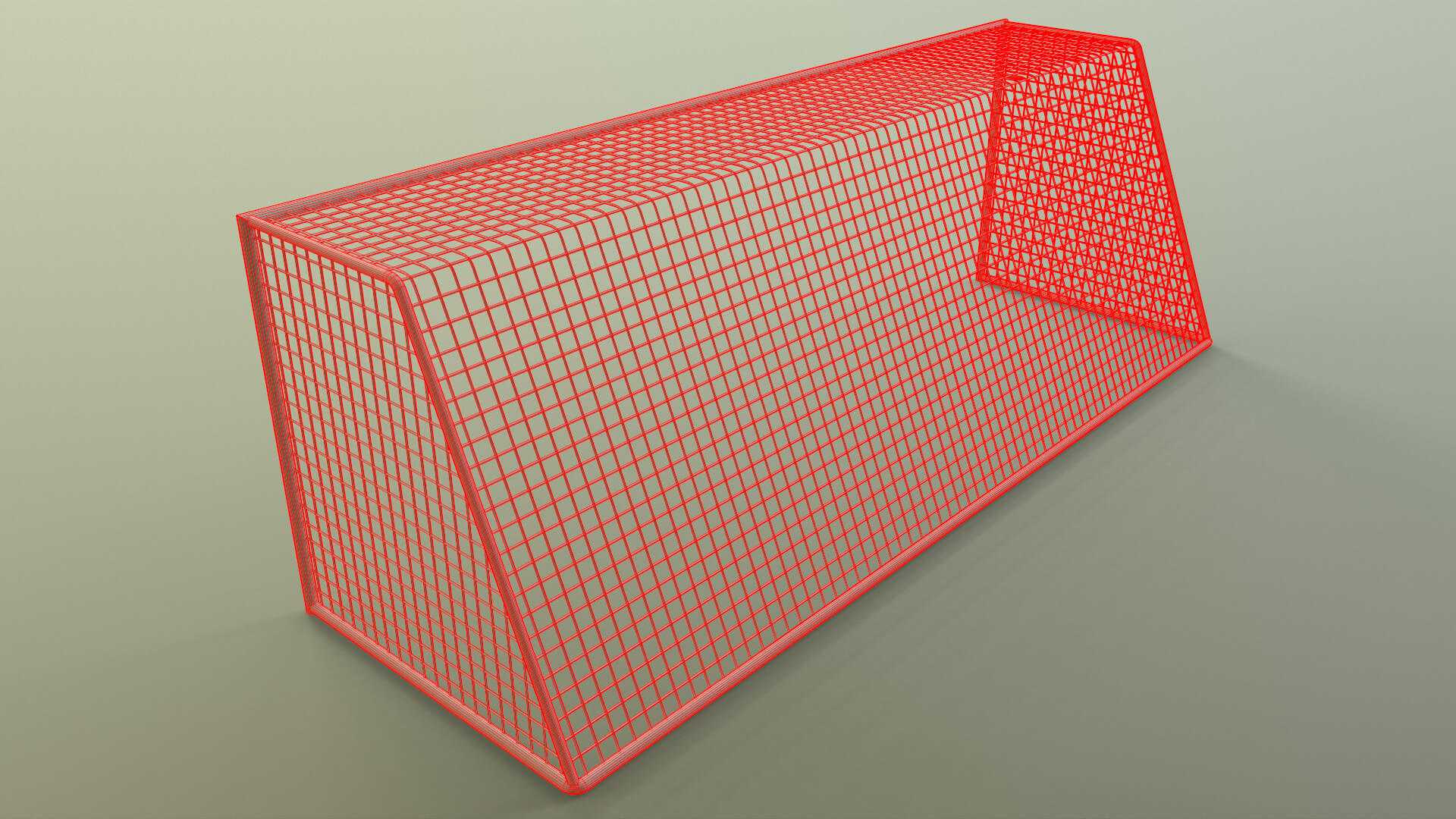 Soccer Football Goal Post A-J 3D Model by PBR Cool