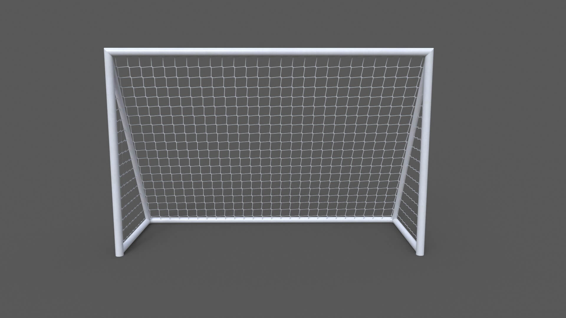 Soccer Football Goal Post A - 3D Model by PBR Cool