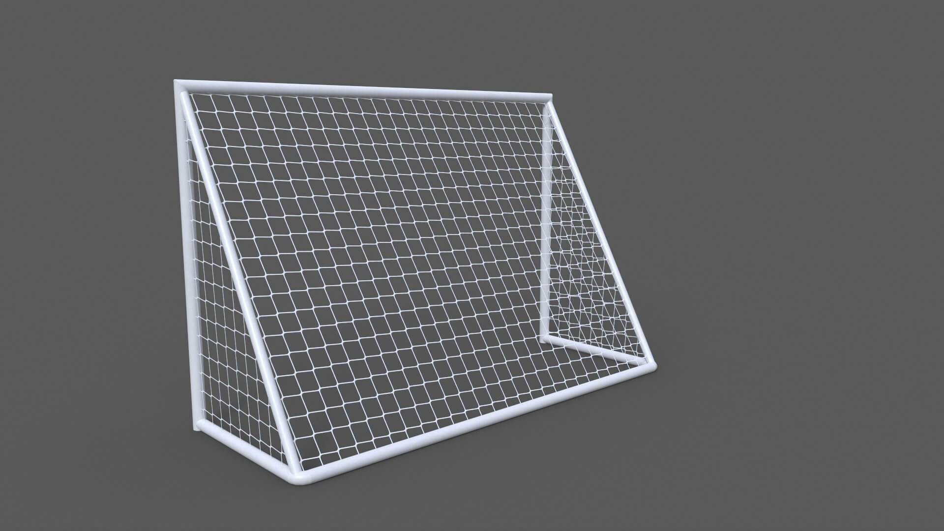 Soccer Football Goal Post A - 3D Model by PBR Cool